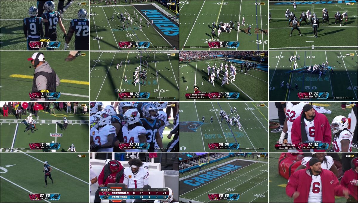 Arizona Cardinals at Carolina Panthers 22 12 2024 low
