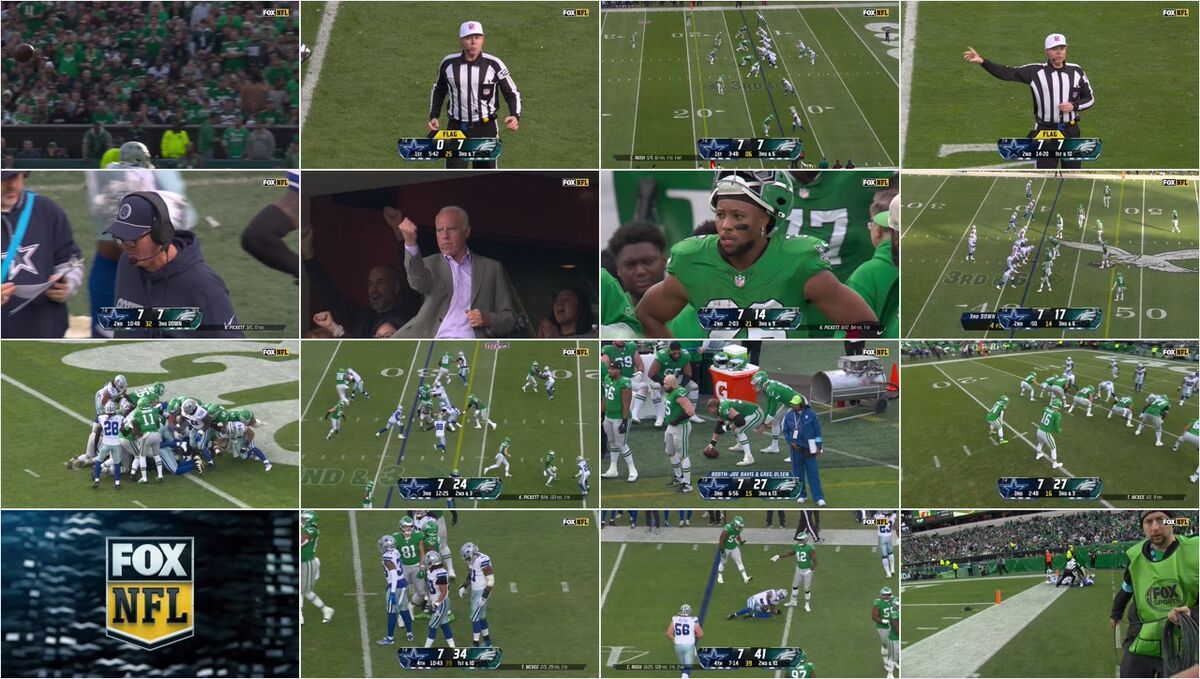 Dallas Cowboys at Philadelphia Eagles 29 12 2024 low