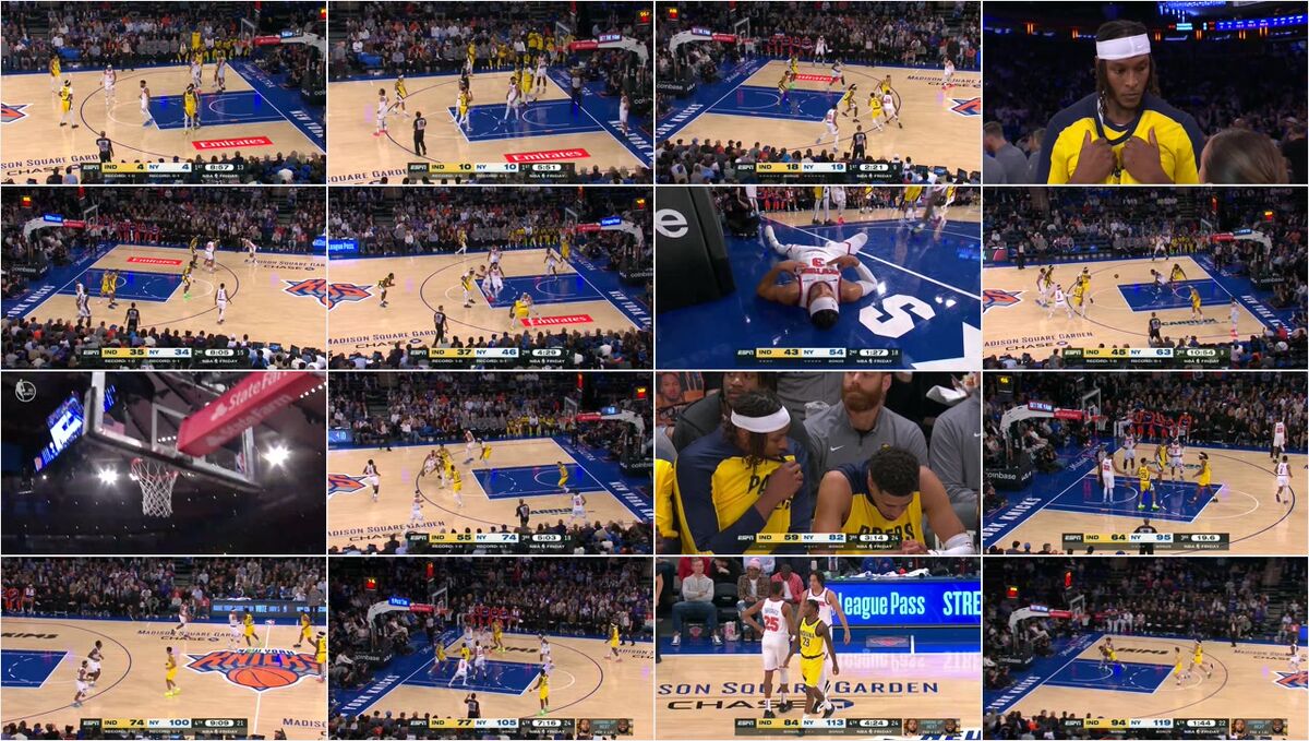 Pacers vs Knicks - October 25, 2024