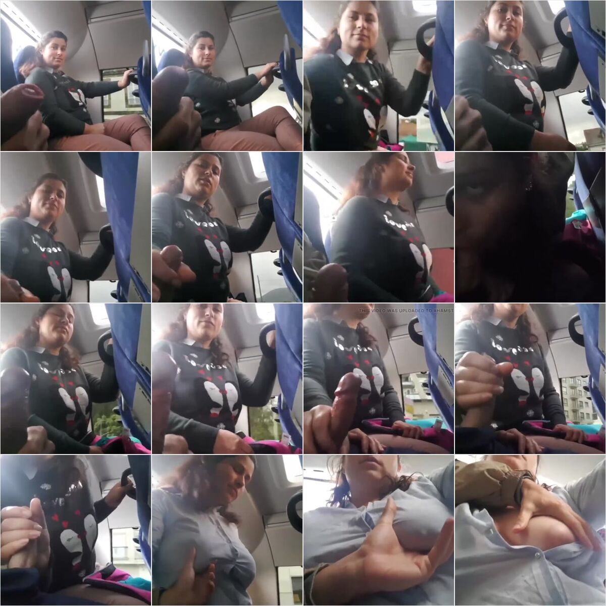 Woman Helped A Hoyny Boy On Backseat Of A Running Bus