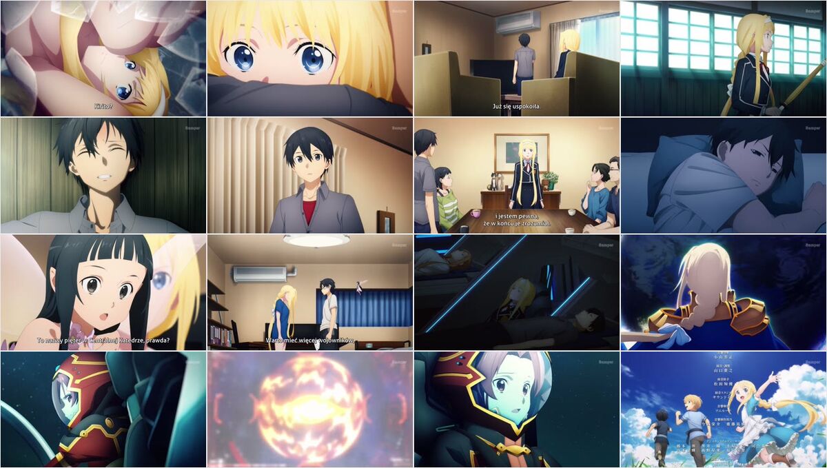 Sword Art Online Alicization - War of Underworld 2 - Sezon 4 Cz�