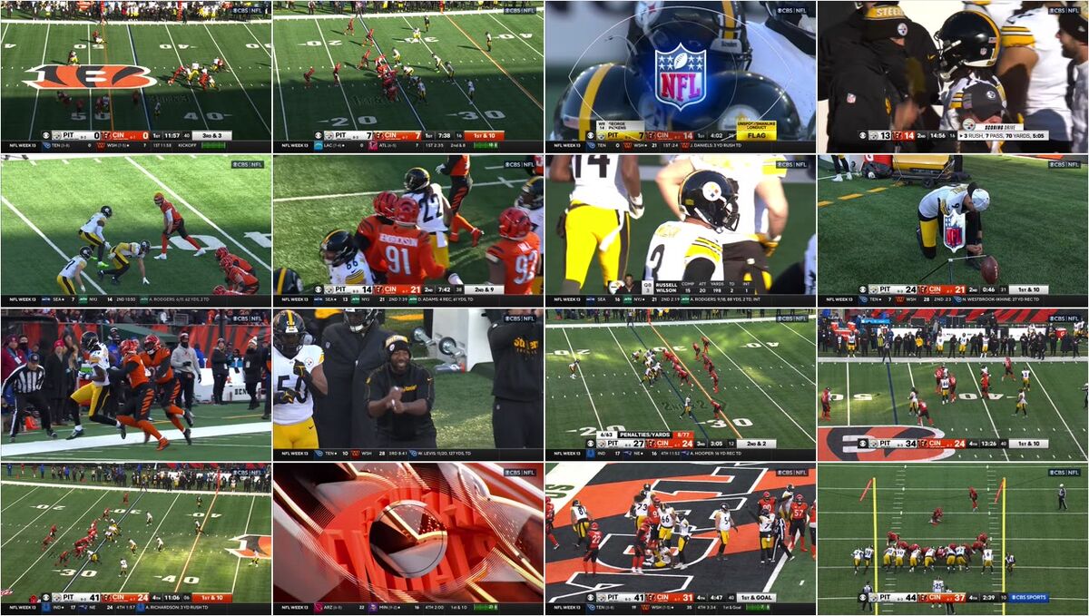 Pittsburgh Steelers at Cincinnati Bengals 01 12 2024 low