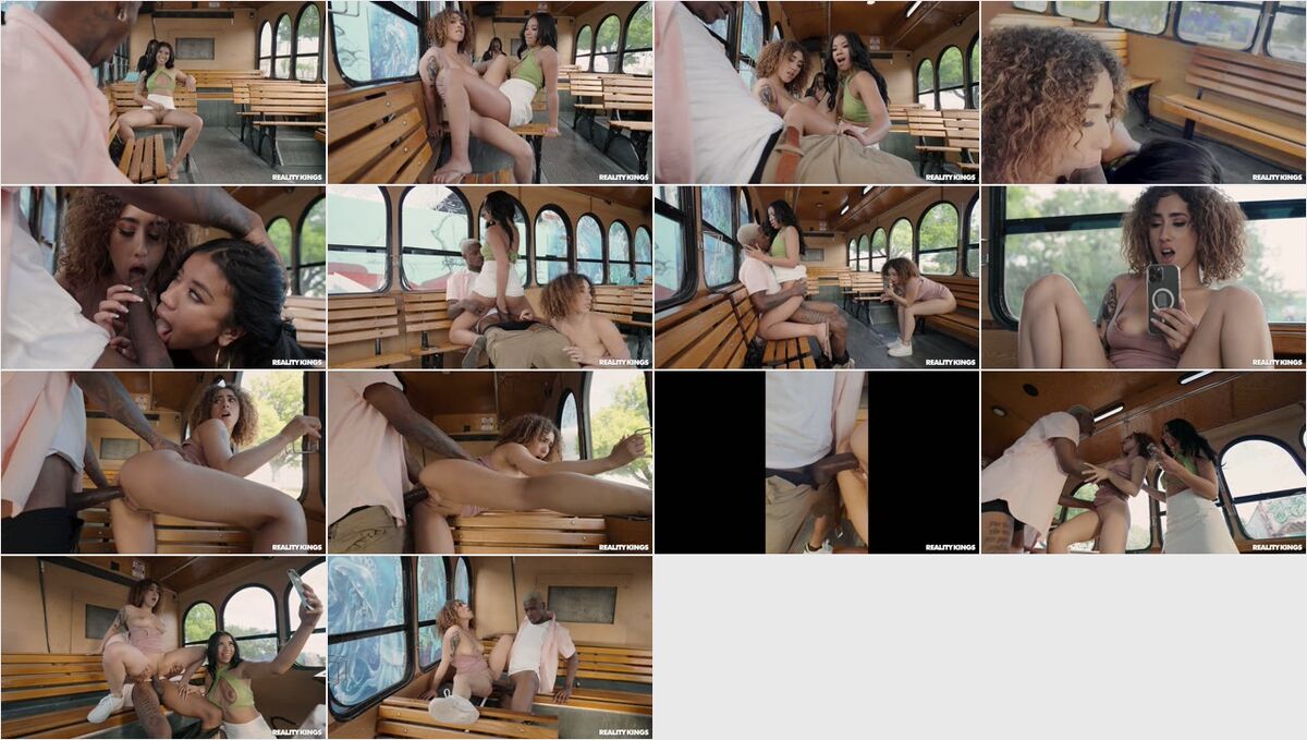RKPrime - Kira Perez And Ameena Greene The Fucking Public Bus Th