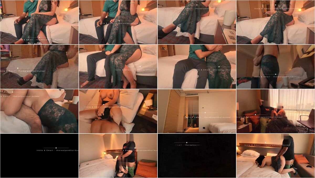 Desi unsatisfied wife Pankhuri fucked by husbands friend with di