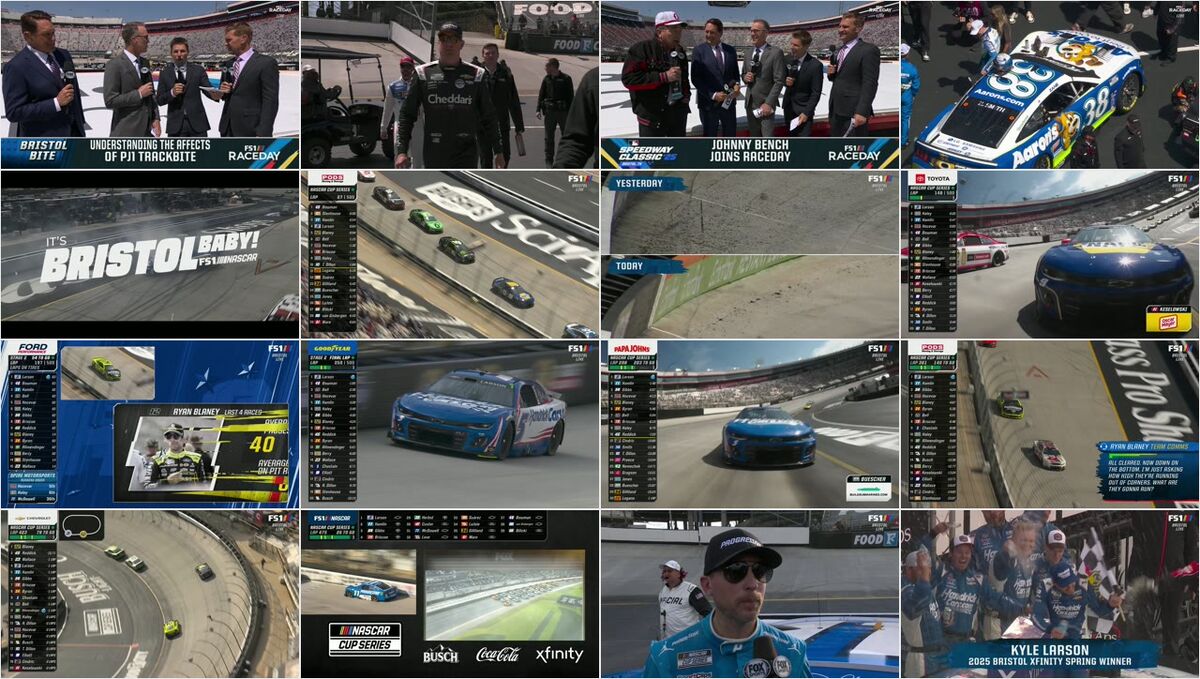 02 NASCAR Cup Series 2025 R09 Food City 500 Race FS1 720P