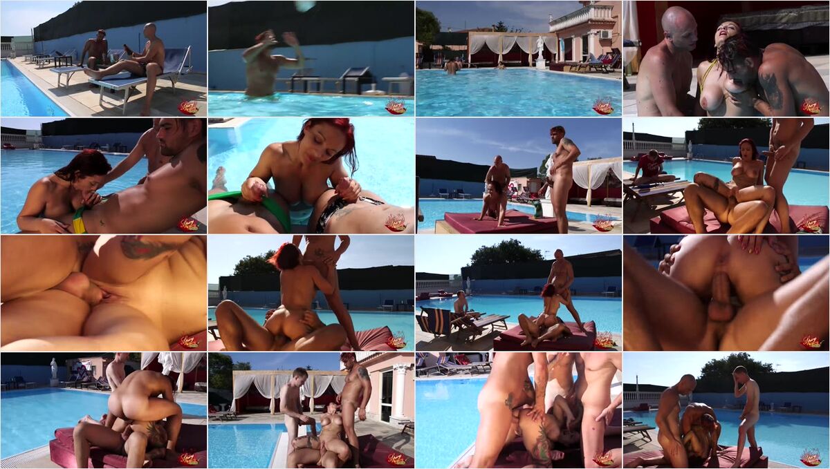 Cuckold Schizzi di Sborra in Piscina 720p