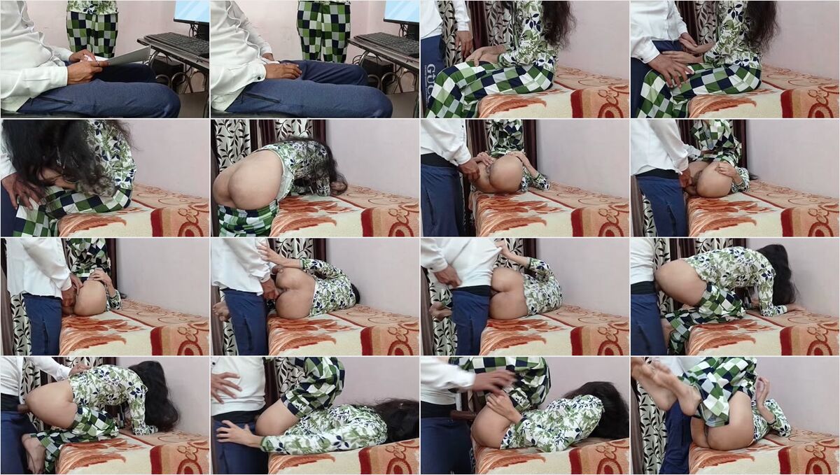 Waktu wawancara karyawan bos kacau, gadis kurus sialan penuh, pe