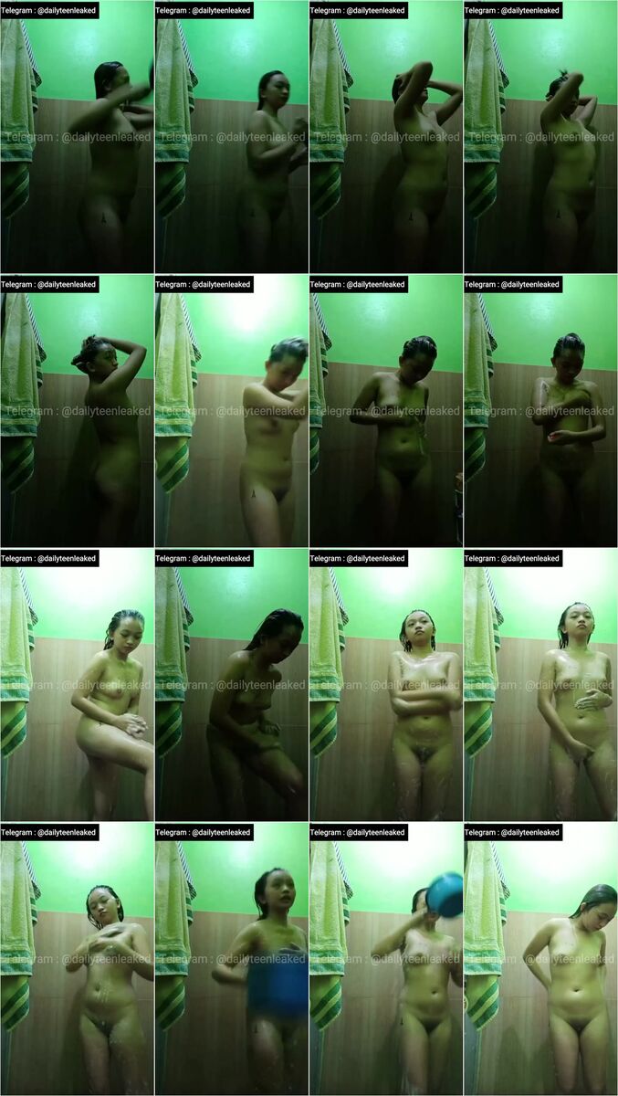 rekam jejak Annisa saat mandi
