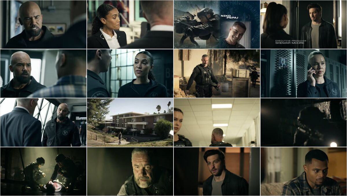 S W A T Los hombres de Harrelson 8x16 Pase largo 1080