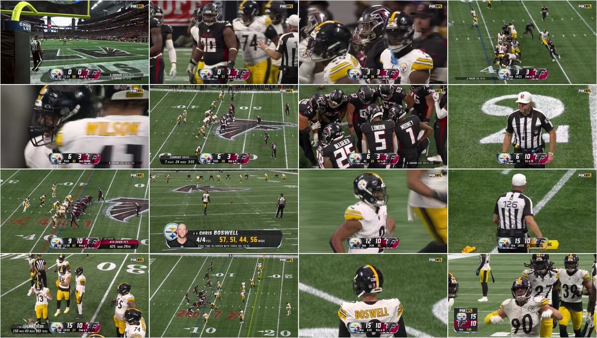 Pittsburgh Steelers at Atlanta Falcons 08 09 2024 low