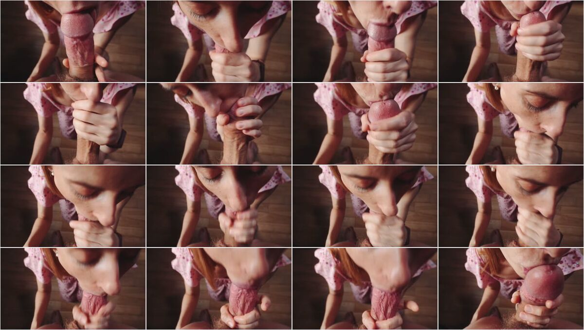 Close-up Blowjob with Cum in Mouth - Amateur Couple POV Analfans