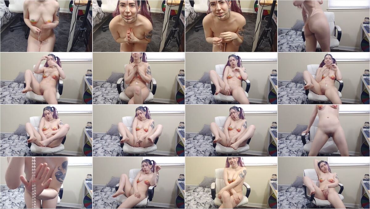 LilRedVelvet - rosary masturbation