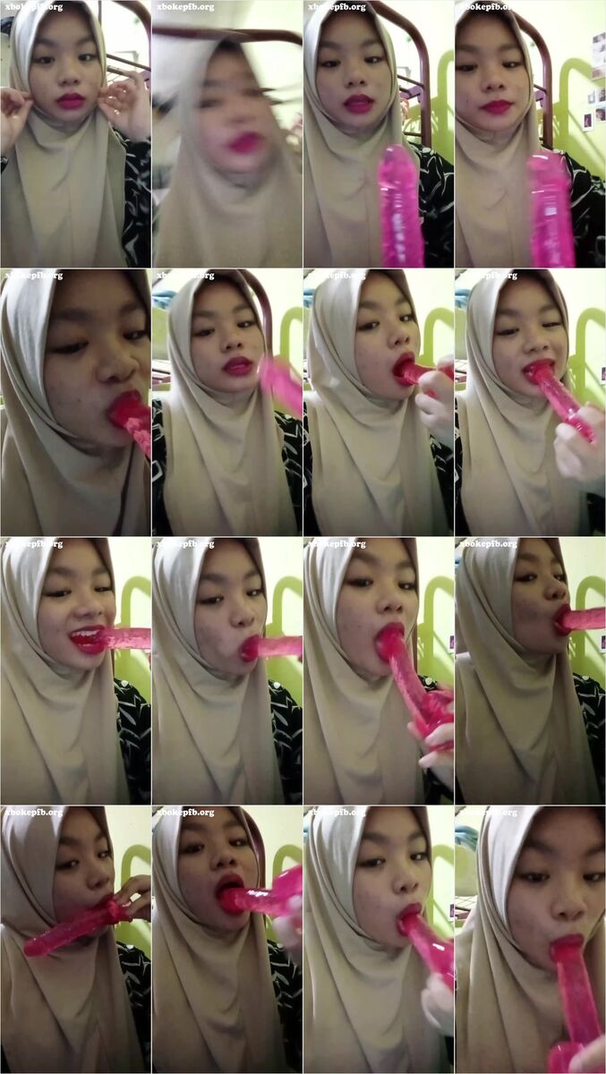 Bokep cila jilbab cokelat jilatin dildo pink