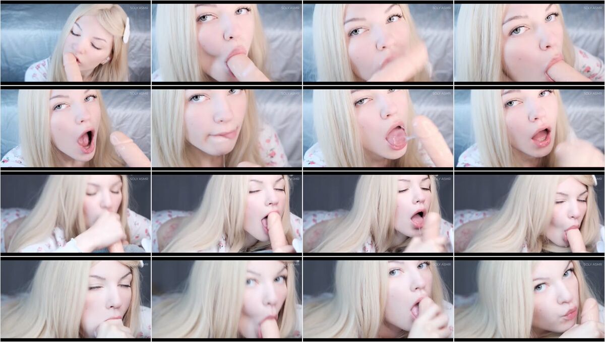 Soly ASMR Sloppy Dildo Blowjob