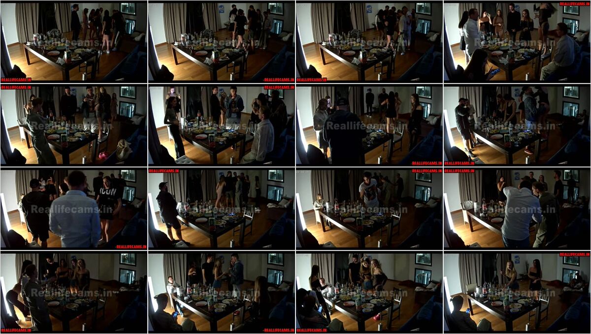 Reallifecam - Dinner party in livingroom ,16 03 2025