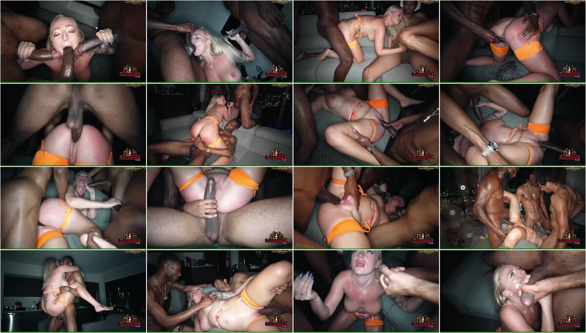 Elana Bunnz - Mandingo Club Blonde Bombshell Bbc Train