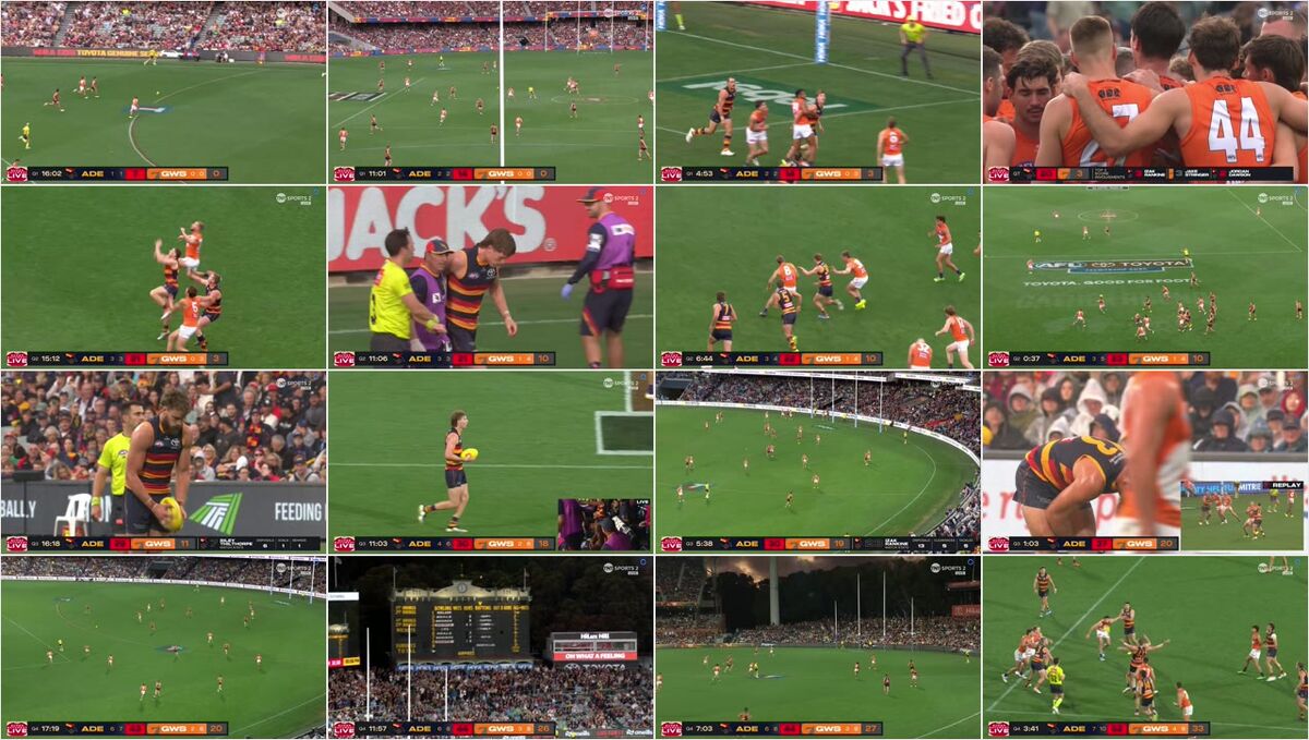 Adelaide Crows - GWS Giants 19 04 2025