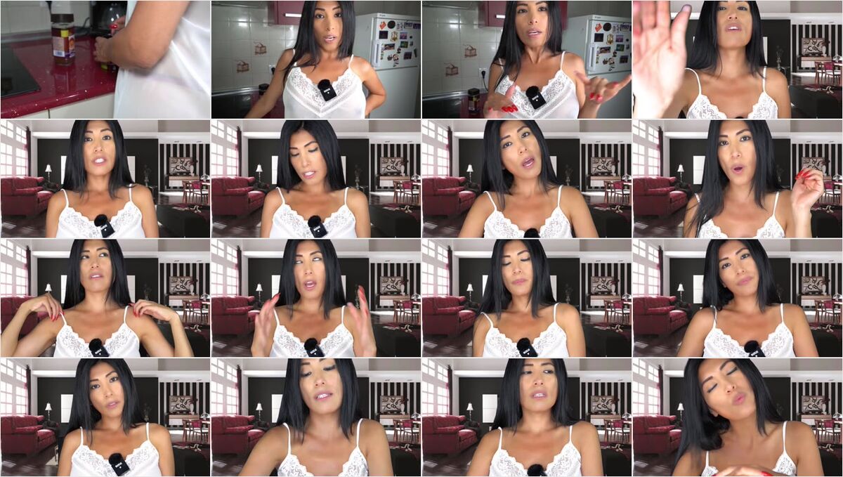 Lady Exotic ASMR - loving stepmommy in sheer nightgown
