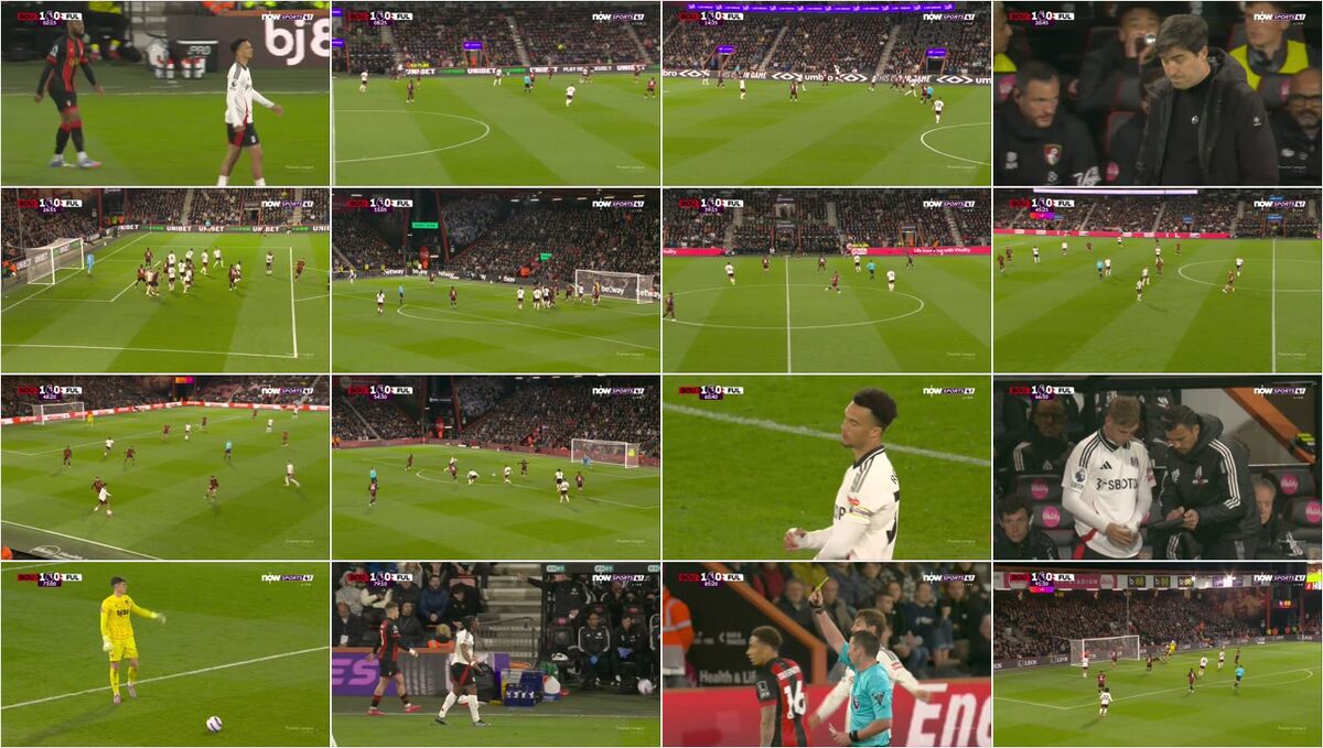 EPL 2025 Bournemouth vs Fulham 1080EN50fps
