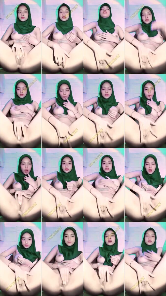 panya jilbab hijau colok memek sempit
