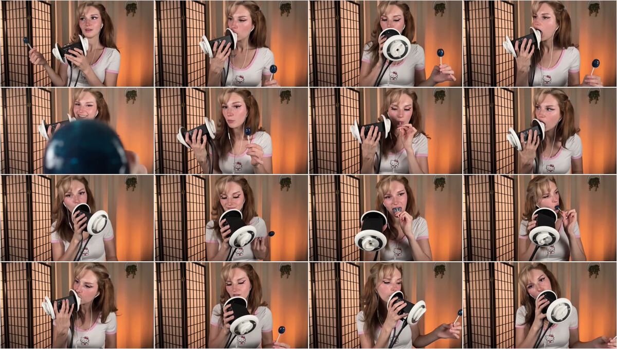 Busy B - Lollipop Ear Eating - Intense Ear Eating and Mouth Soun