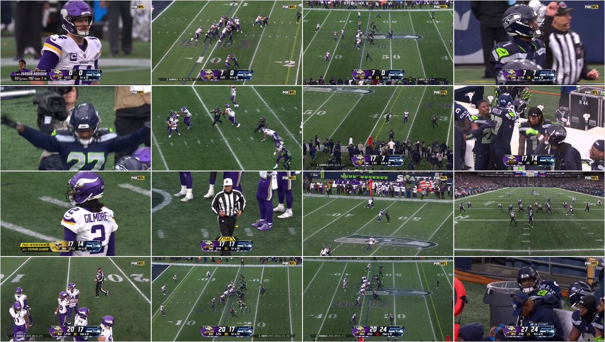 Minnesota Vikings at Seattle Seahawks 22 12 2024 low