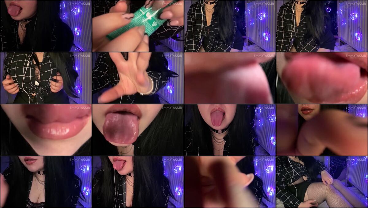 EmmaTASMR - Lens Licking - Spit Painting