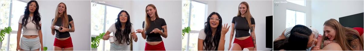 Angel Youngs & Cami S STEPSIS FOUND MY CUMPILLS bigass bigtits b