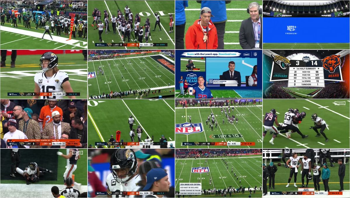 Jacksonville Jaguars at Chicago Bears 13 10 2024 low