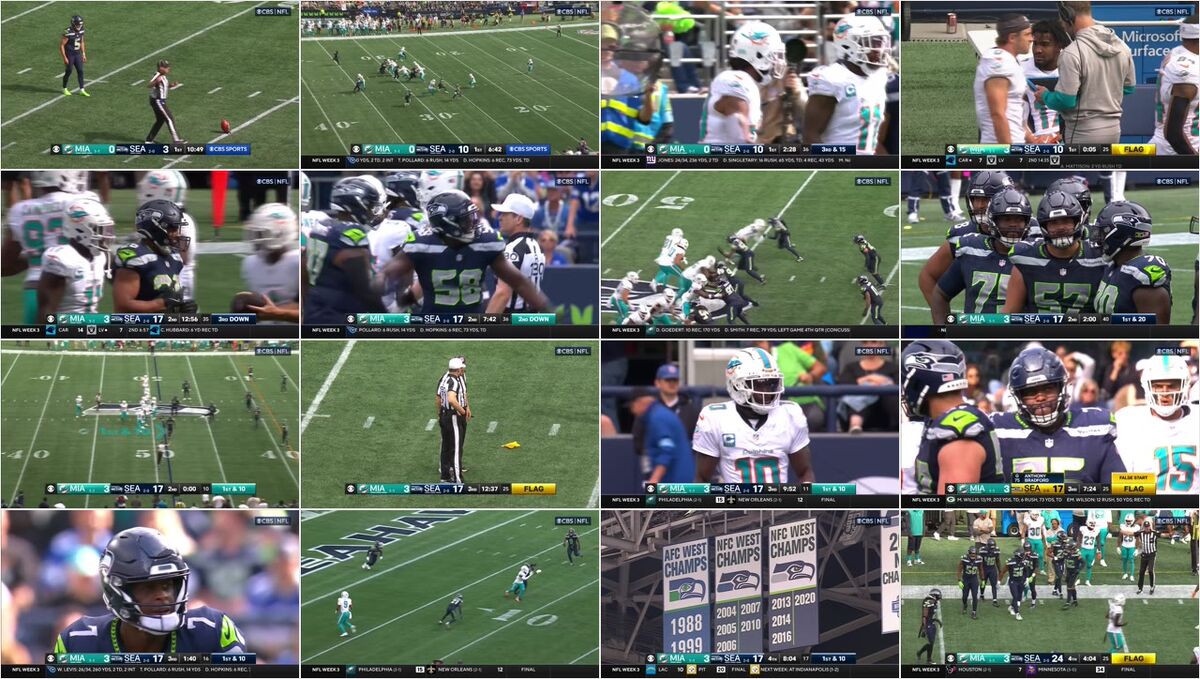 Miami Dolphins at Seattle Seahawks 22 09 2024 low