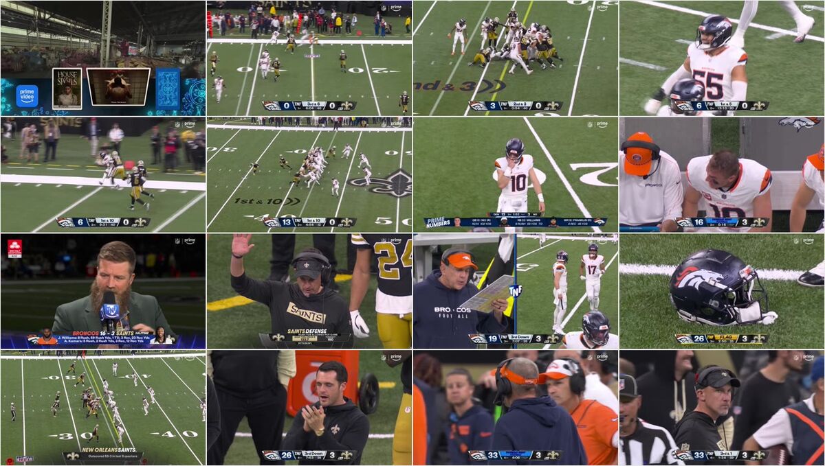 Denver Broncos at New Orleans Saints 17 10 2024 low