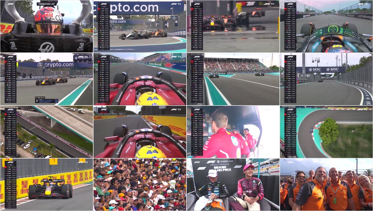 Formula 1 2025x36 Round 06 MiamiGP Race F1 Live 720p SS