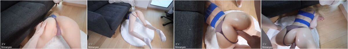 Shinaryen - She is stuck under sofa roommate fucks and creampies