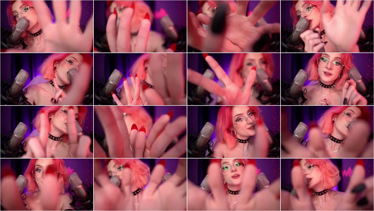 Mewlies ASMR - Close Up Hand Movements Gentle Inaudible Whispers