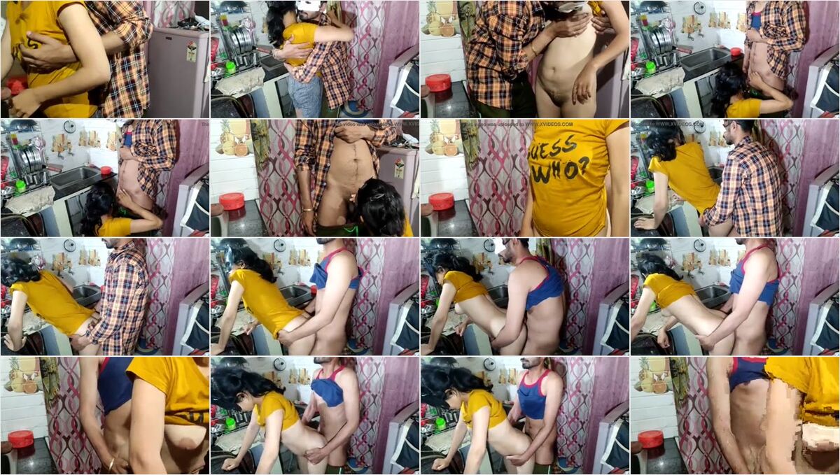 Genjot adik istri Lagi Cuci Piring Di Dapur - sangesquad01