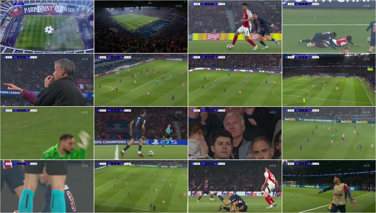 PSG vs Arsenal - 1 Hlaf