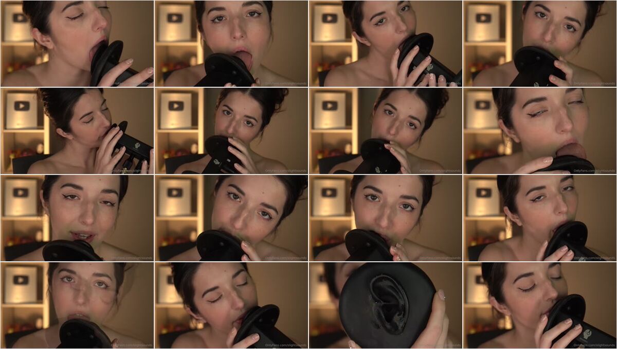 Slight Sounds ASMR - Topless Ear Licking