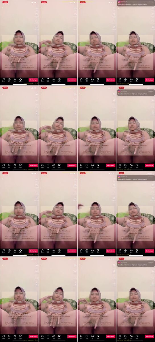 jilbab colok memek tersenyum
