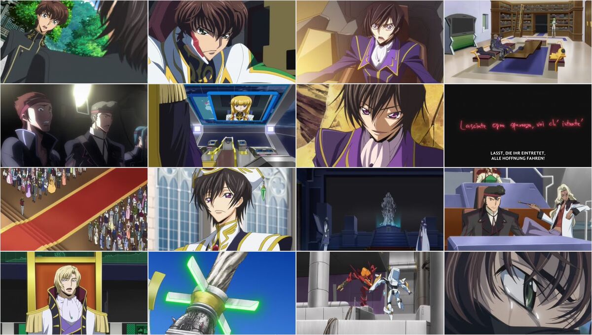 Code Geass S00E09 Lelouch of the Rebellion III Glorification Ger