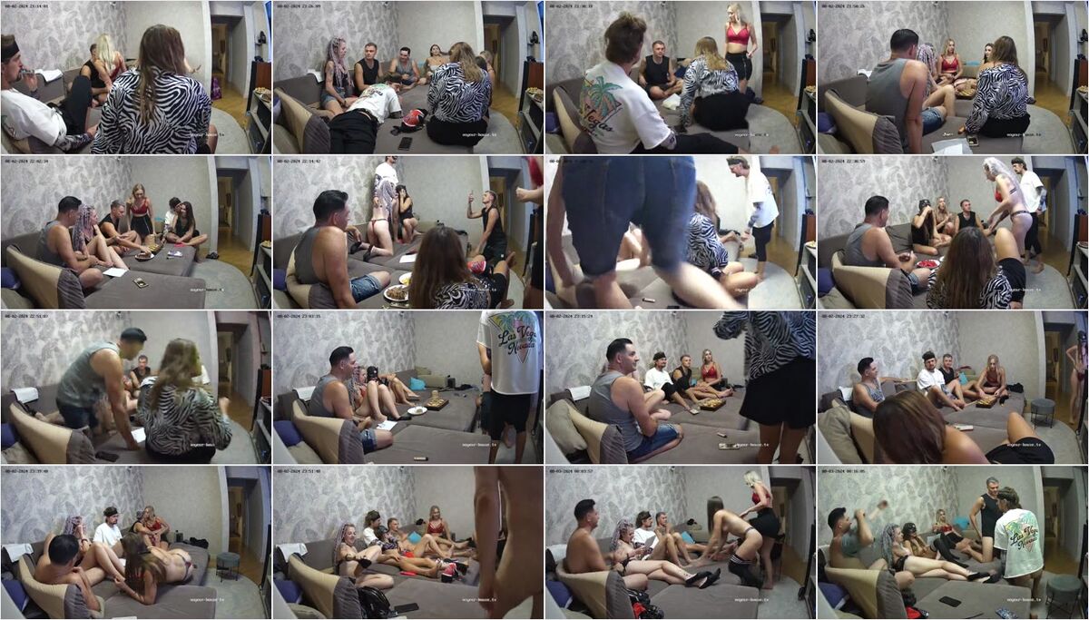 Teanna and Ronin big party with guest in living room 2024-08-02 