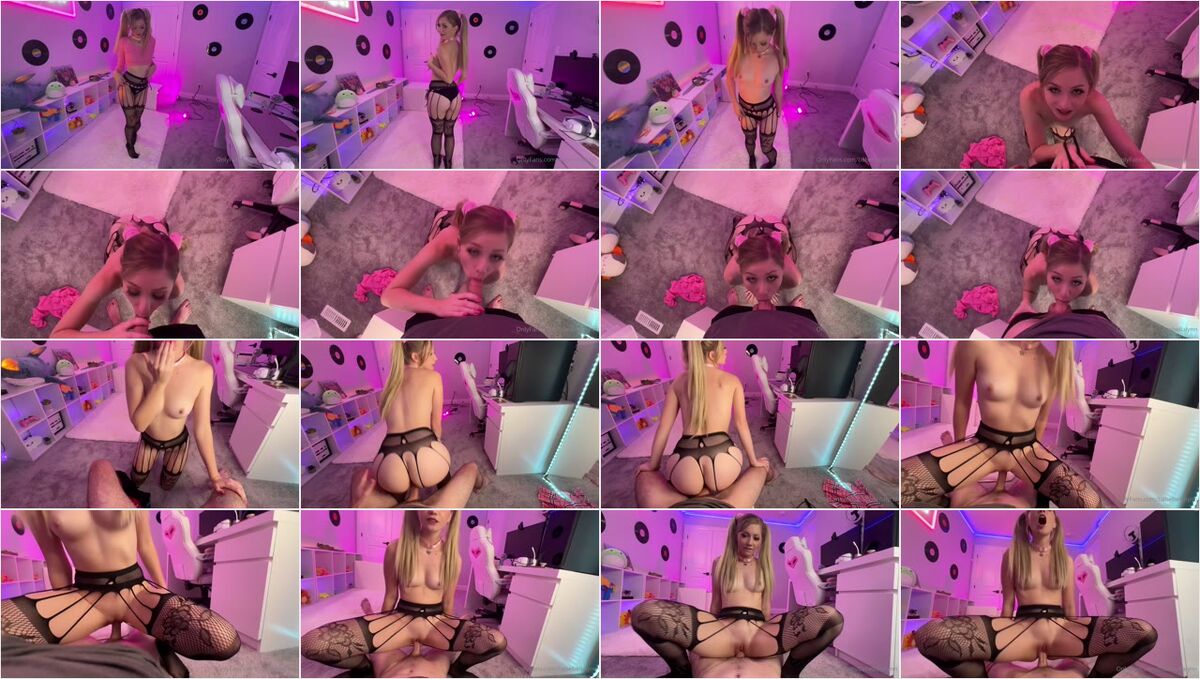 Gamer Girl Babe Bella Lynn Fucks After Stream