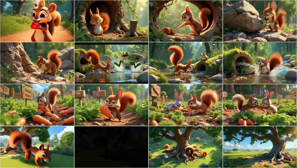 The silly squirrel