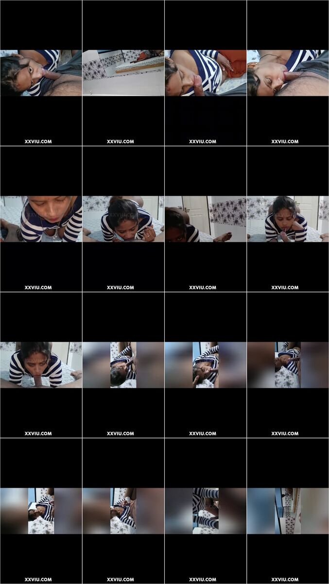 Collage Girlfriend Alone at Home