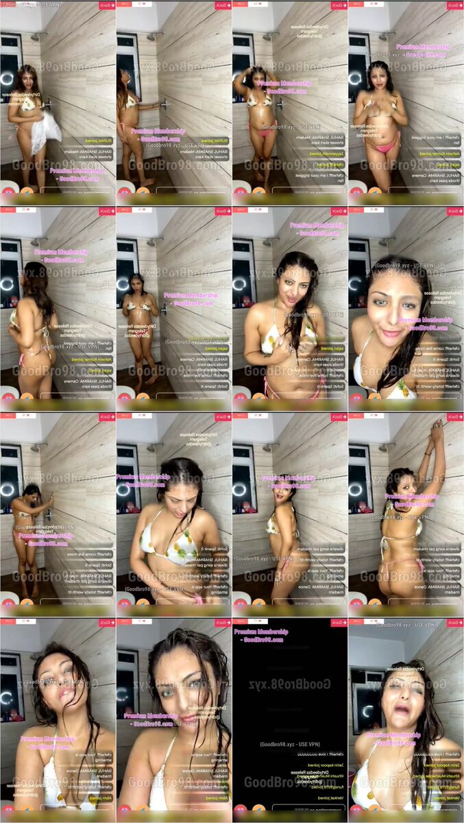 Khushi Mukherjee Teasing Ass in Sexy Bikini On Live App