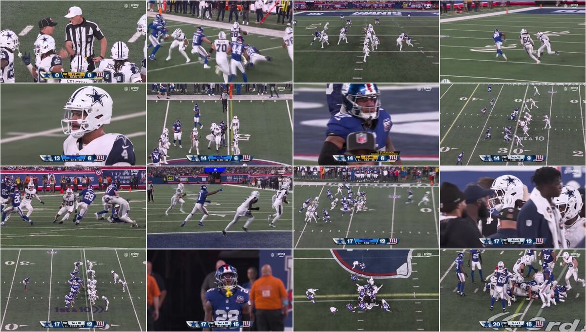 Dallas Cowboys at New York Giants 26 09 2024 low
