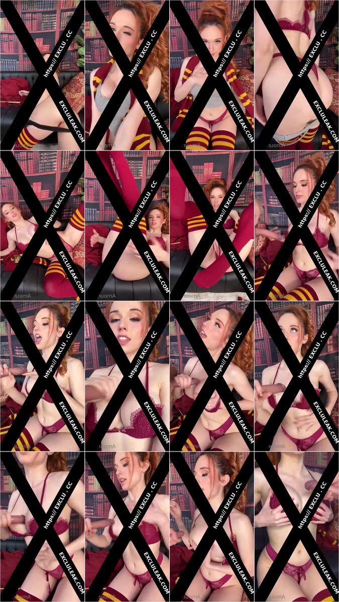 excluleak com Onlyfans Amouranth bigtits roleplay bigass redhead