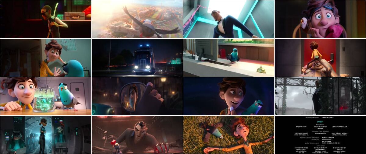 Spies in Disguise 2019 720p HEVC BluRay Hindi English DD 2 0 x26