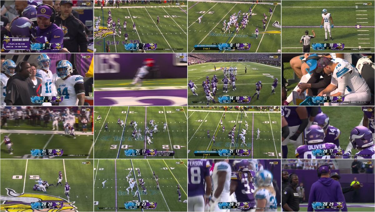 Detroit Lions at Minnesota Vikings 20 10 2024 low