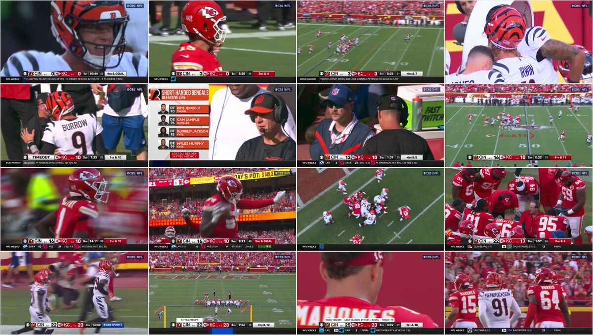 Cincinnati Bengals at Kansas City Chiefs 15 09 2024 low