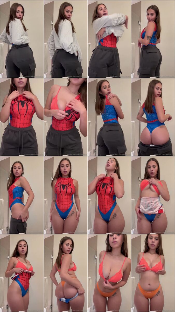 Sophie Rain Spiderman Video Strip Tease PPV Video Leaked Onlyfan
